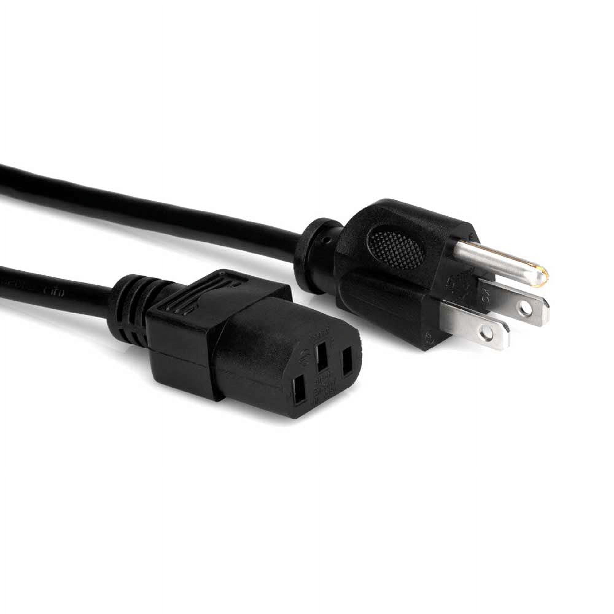 Hosa PWC141.5 Power Cord Iec C13 - Nema 5-15p 1.5 - Walmart.com