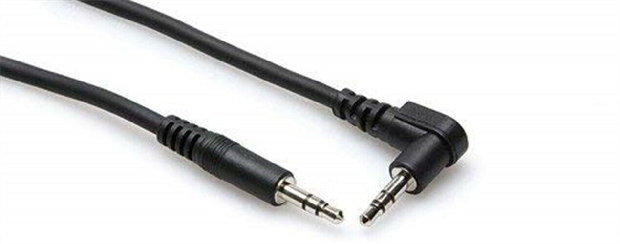 Hosa Stereo Intercon 3.5Mm to R-Angle 10Ft - Walmart.com