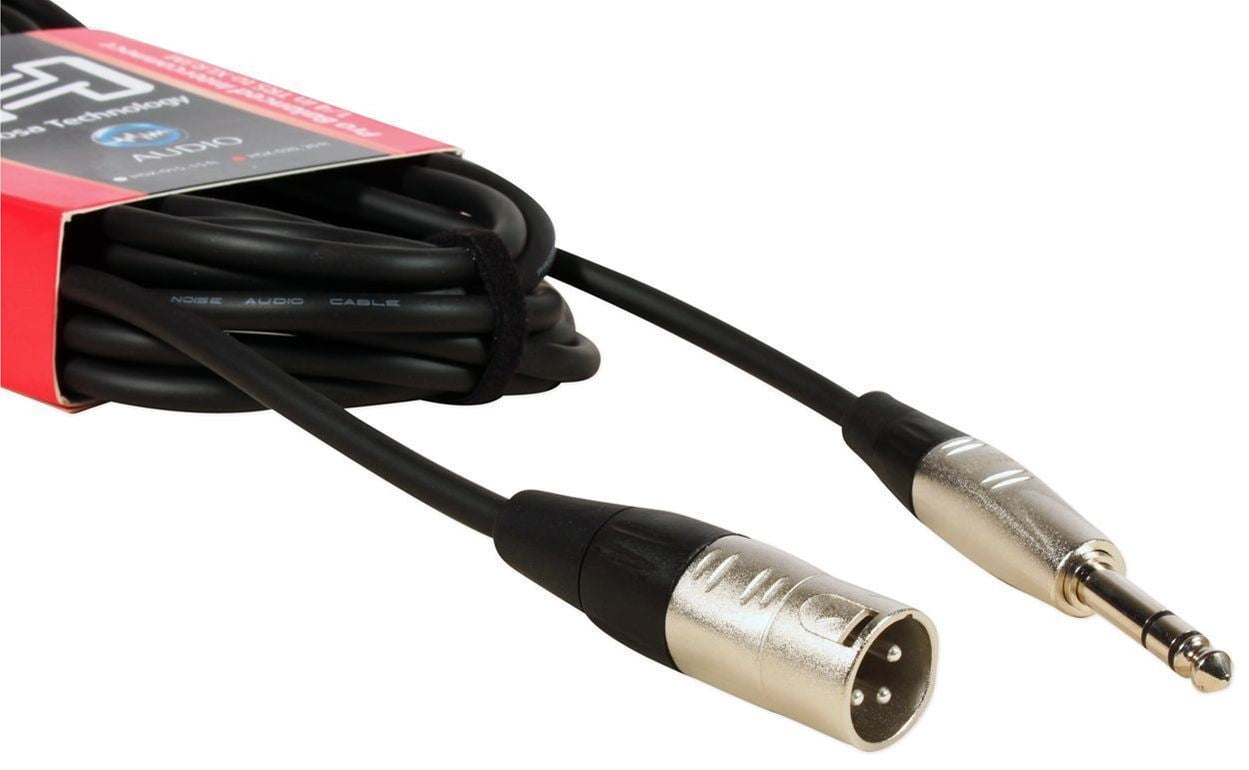 Hosa Technology 20 ft HSX-020 Rean 1/4" TRS-XLR-3 Male Balanced Inter ...