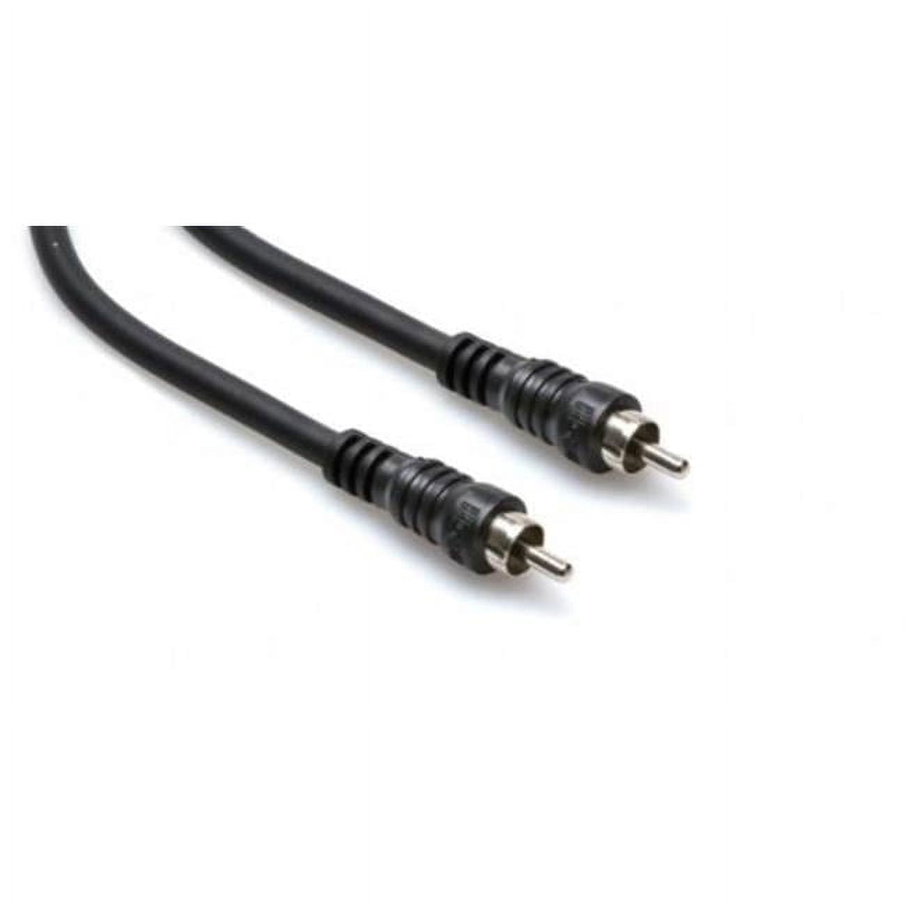 Hosa Technology 3 ft. Unbalanced Interconnect Cable - Nickel-Plated ...