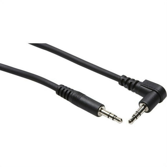 Hosa Technology 5' Stereo Mini Male to Stereo Angled Mini Male 3.5mm ...