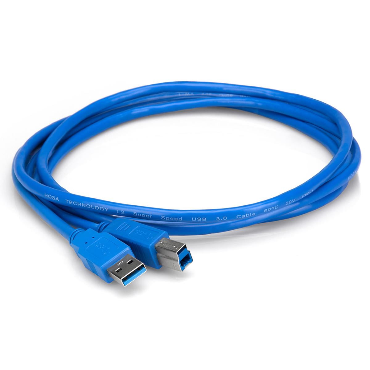 Hosa Technology 6' SuperSpeed Type A to Type B USB 3.0 Cable - Walmart.com