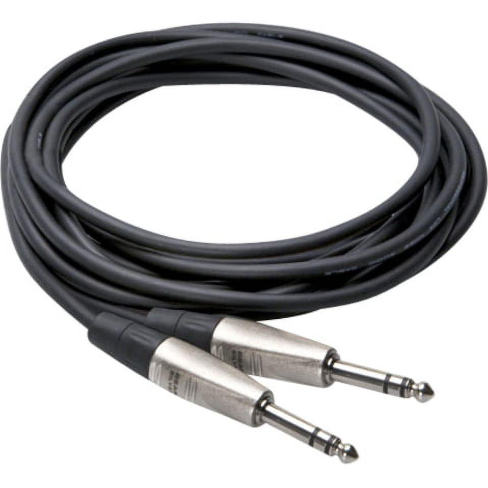 Hosa Pro HSS-030 Balanced Interconnect Cable REAN 1/4" TRS Male to REAN ...