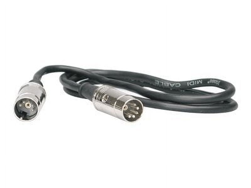 Hosa Technology Pro MIDI to MIDI Cable 3', Black - Walmart.com