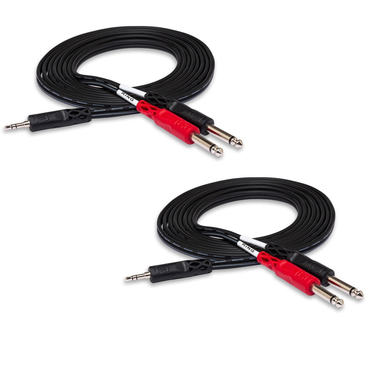 Hosa Technology Hosa Technology 2x 10' Stereo 3.5mm Mini Male to Two ...