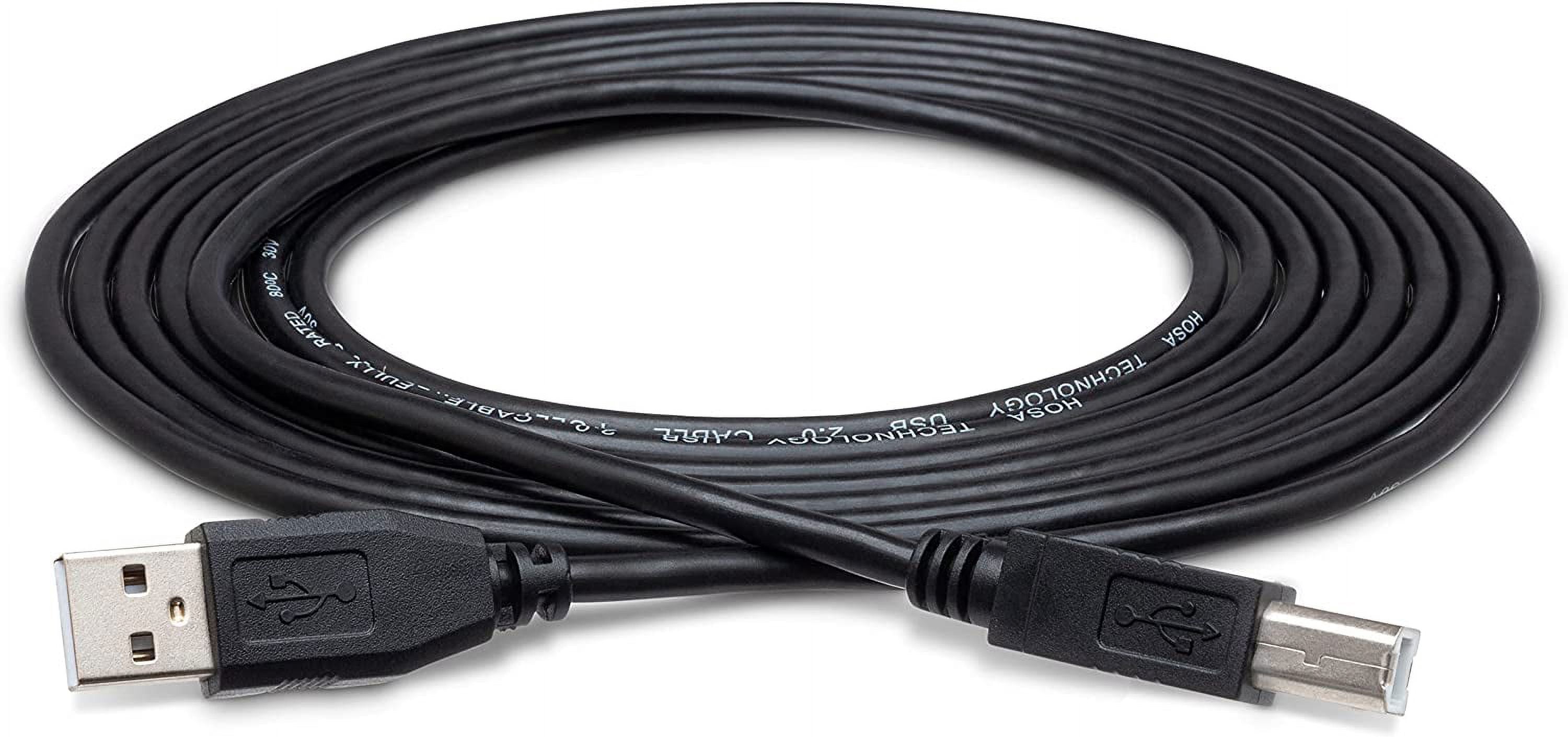 Hosa USB-215AB Type A to Type B High Speed USB Cable, 15 Feet - Walmart.com