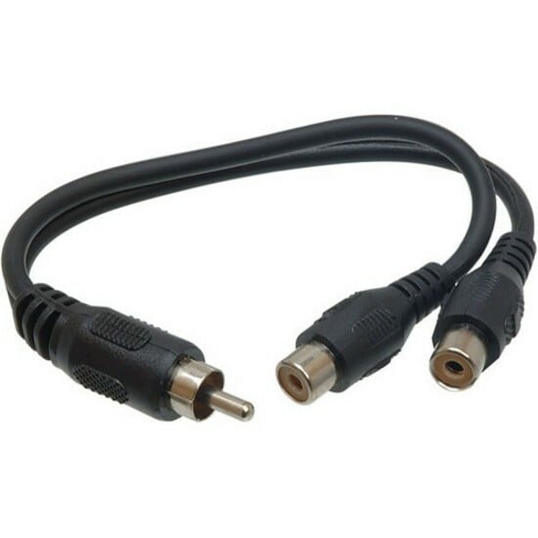 Hosa YRA-104 RCA to Dual RCAF Y-Cable - Walmart.com