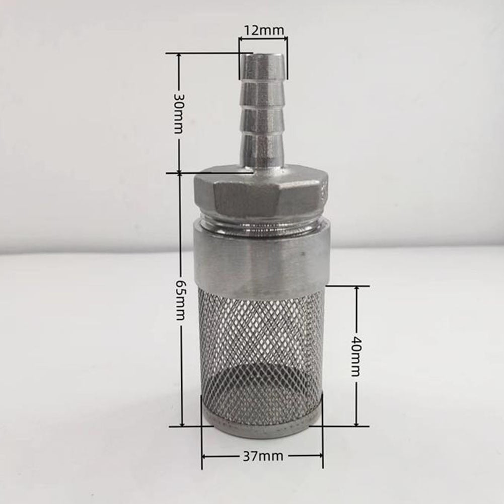 Hose Barb Filter Stainless Steel 304 Strainer Mesh Pipe Pump Fuel Gas ...