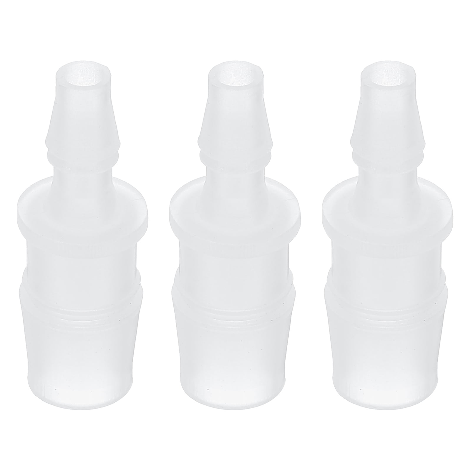 Hose Barb Reducer, 3 Pcs 1/2" to 1/4" Hose ID Connectors Joint Plastic ...