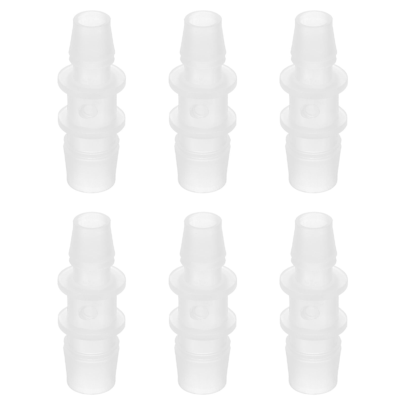 Hose Barb Reducer, 6 Pcs 1/2" to 3/8" Hose ID Connectors Joint Plastic ...