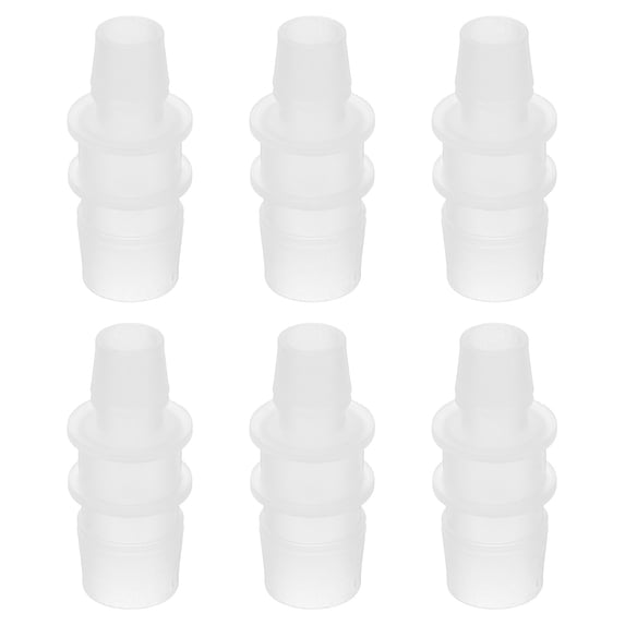 Hose Barb Reducer, 6 Pcs 3/4" to 1/2" Hose ID Connectors Joint Plastic ...