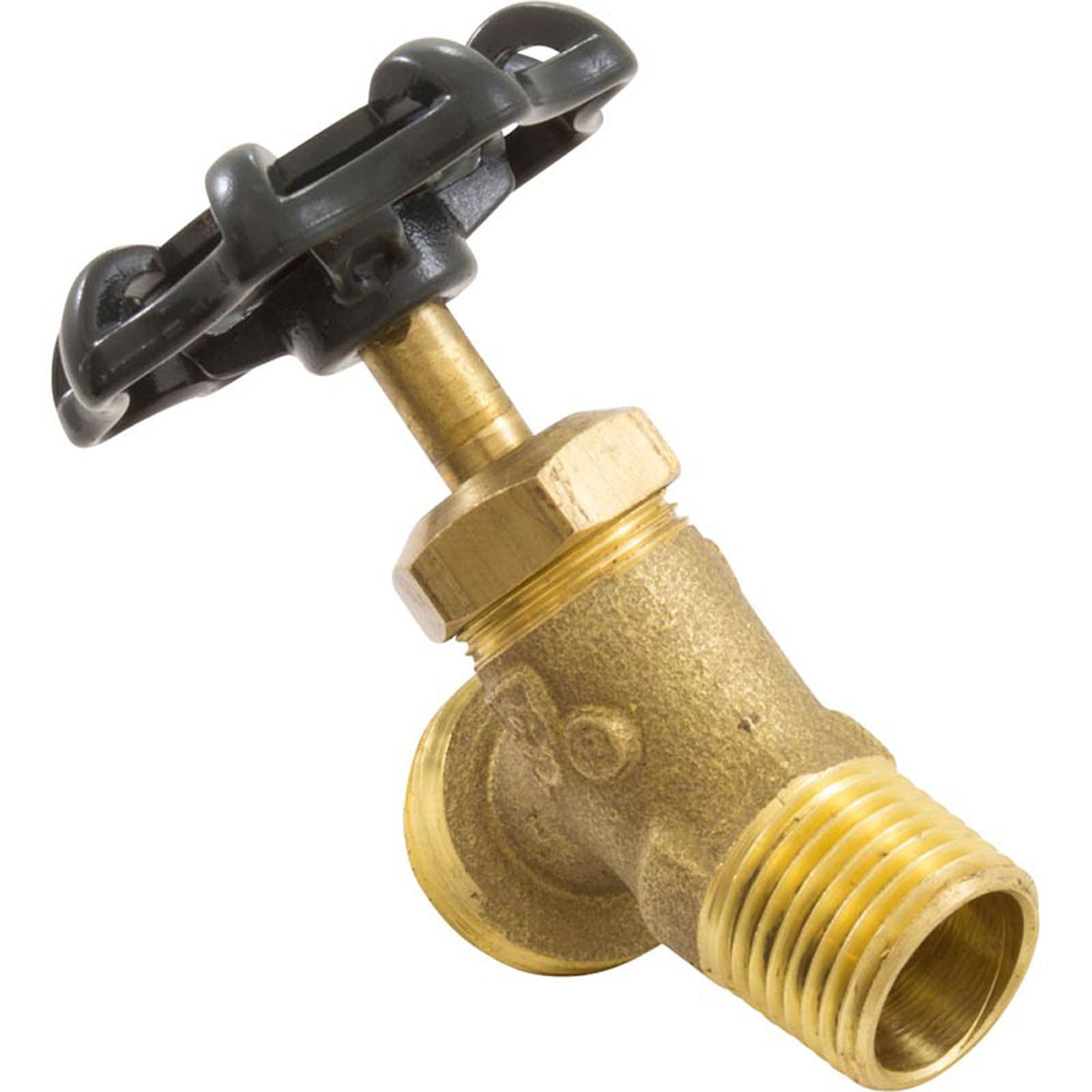 Hose Bib, 1/2" Male Pipe Thread, Brass - Walmart.com