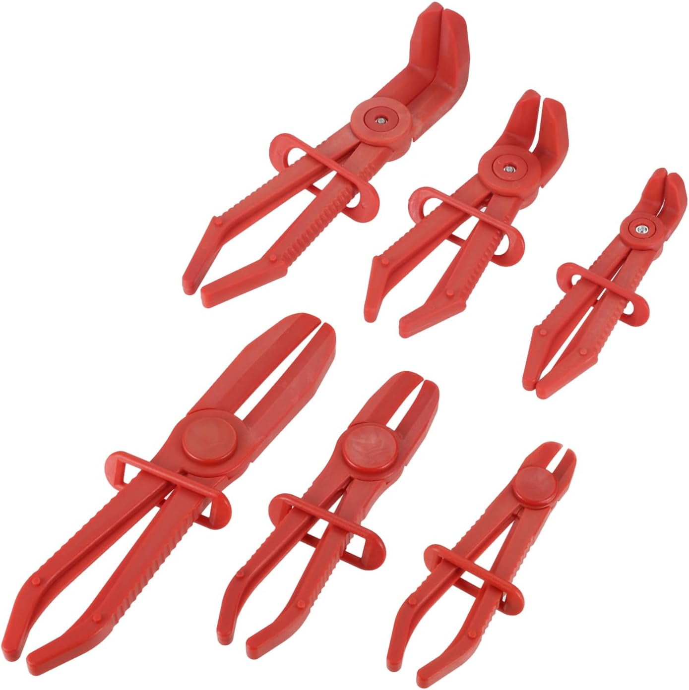 Hose Clamp Pliers, 6PCS Flexible Hose Pinch Off Pliers With Straight ...