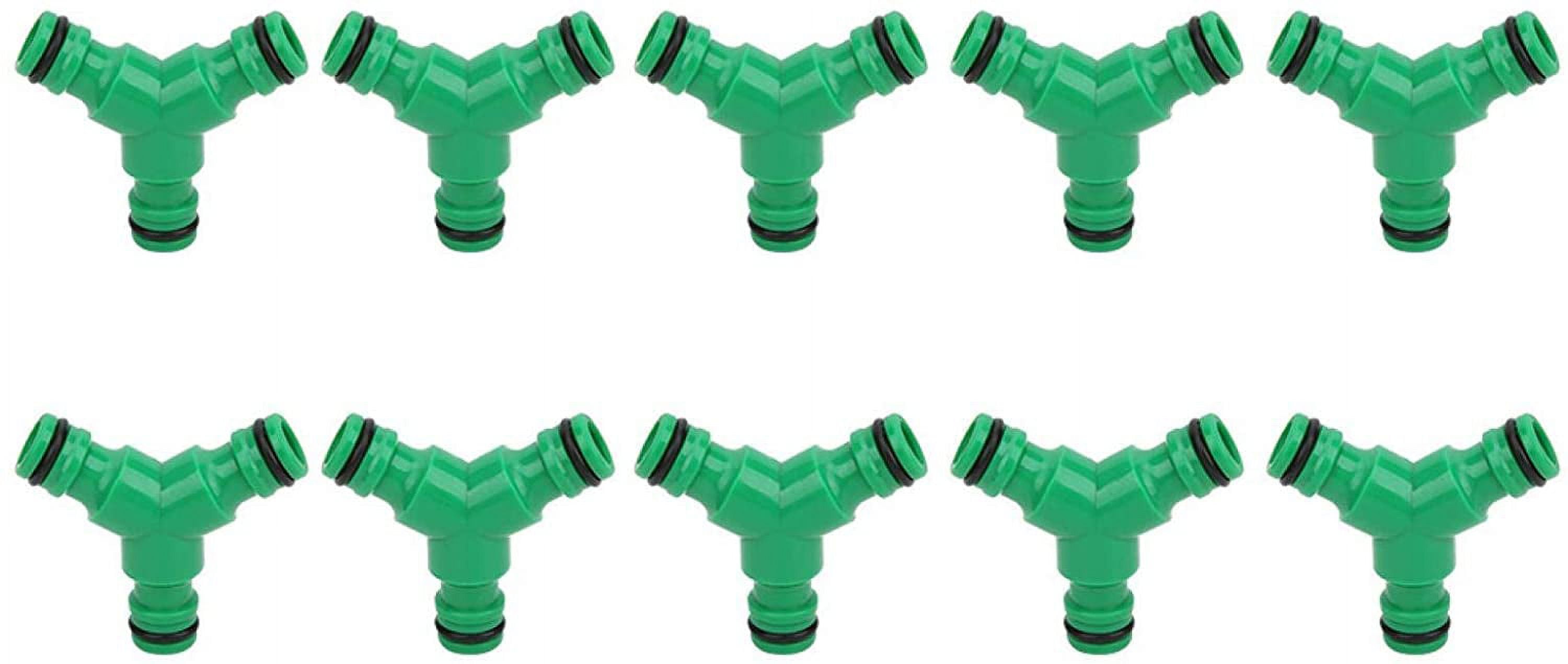 Hose Connector - 10pcs 3 Way Coupling Water Pipe Fitting Y Connector ...