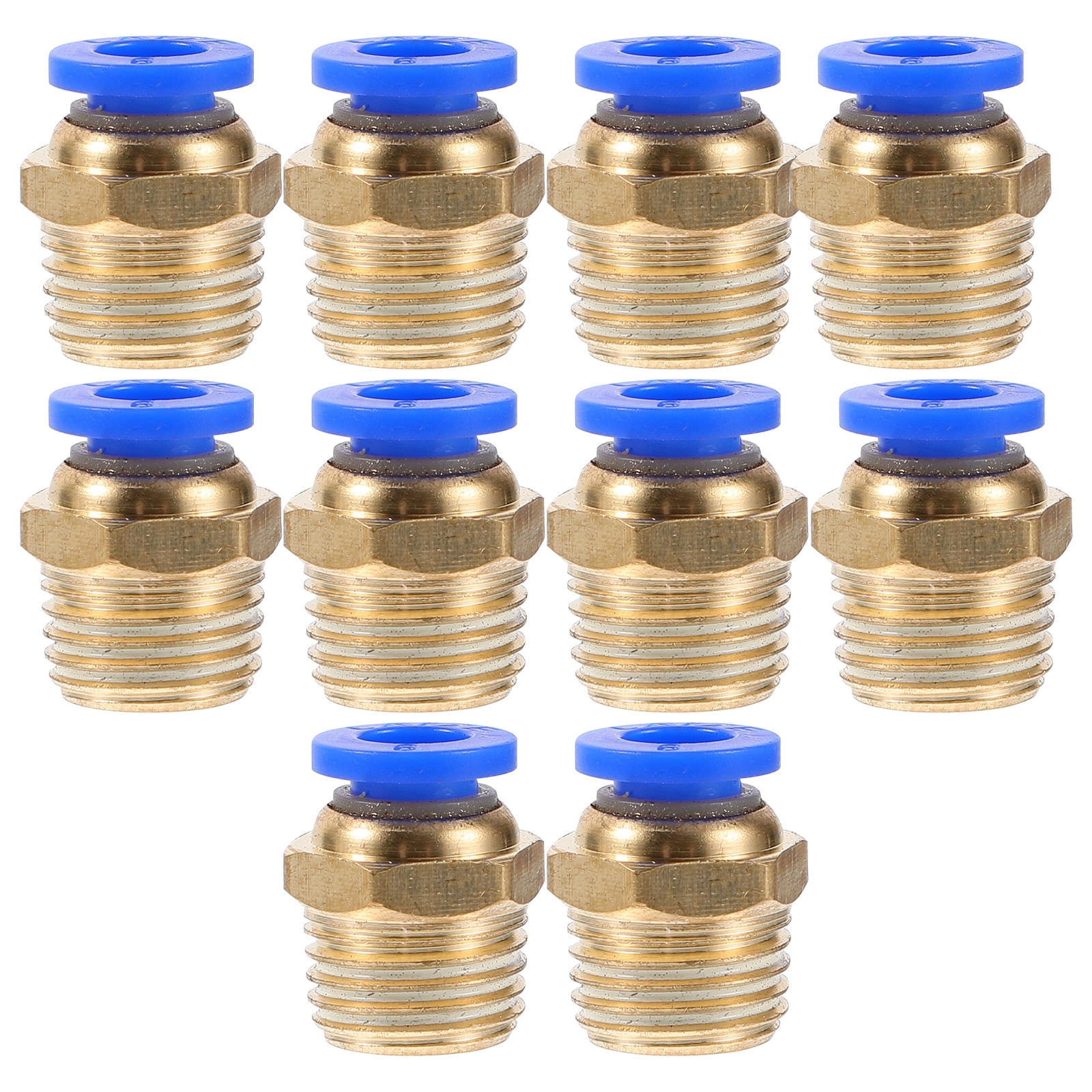 10pcs Air Hose Fitting Quick Release Straight Coupling 6mm Air Hose ...