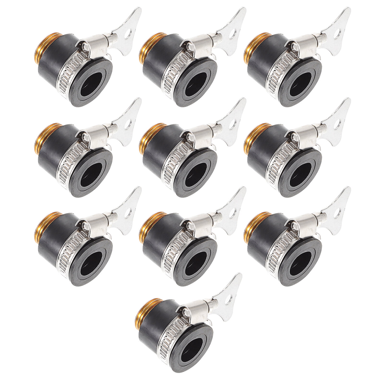 Raindrops Brass Faucet Adapter 10Pack Outdoor Use Water Hose Repair ...