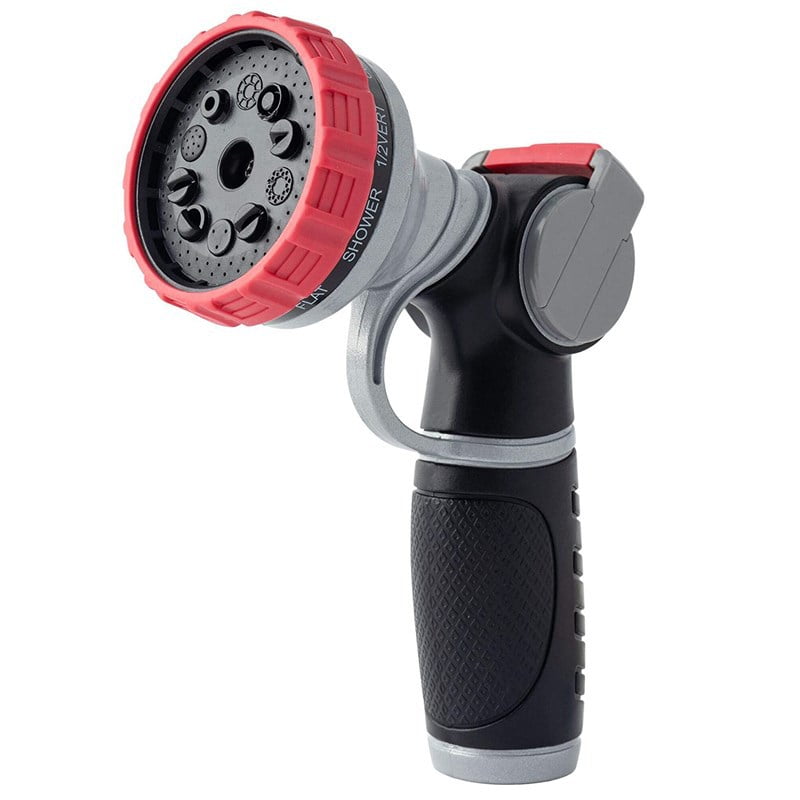 Hose Nozzle,Heavy Duty Metal Garden Hose Nozzles - 10 Spray Patterns ...