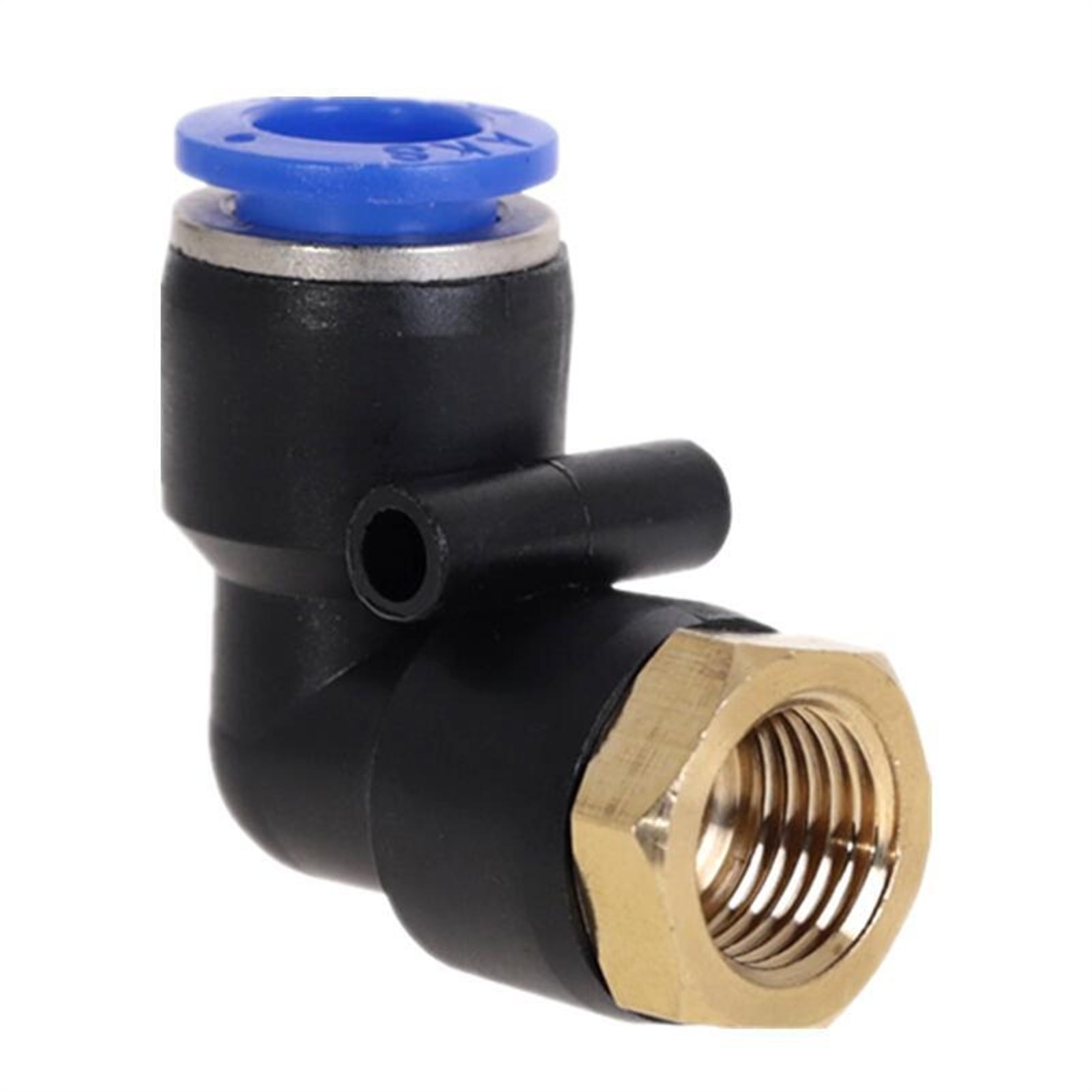 Hose OD 4 6 8 10 12mm - Female Thread M5'' 1/8'' 1/4'' 3/8'' 1/2'' Pneumatic Elbow Connector ...