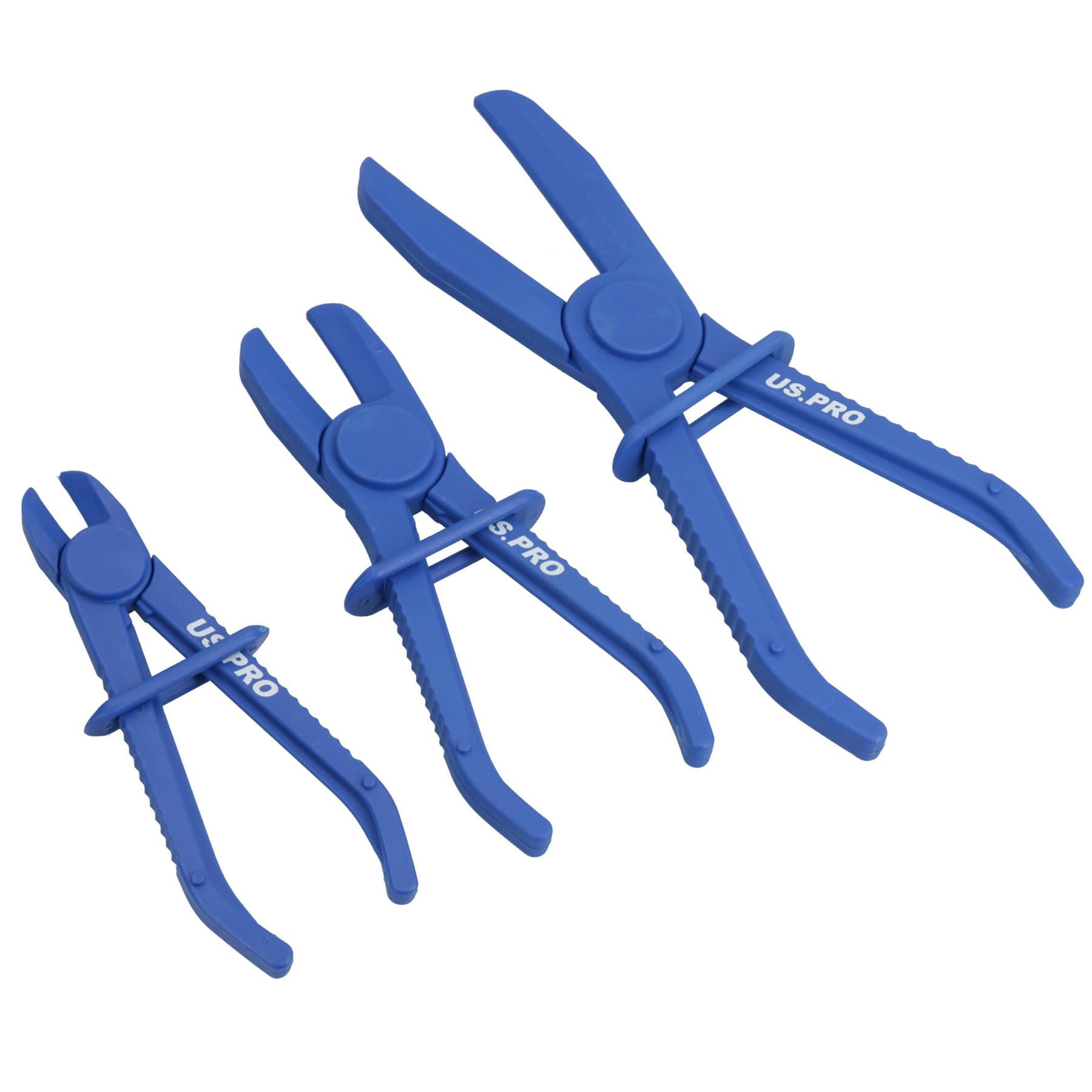 Hose Pipe Clamp Set Brake Line Pipe Fluid Clamps Locking Pliers 3pc ...