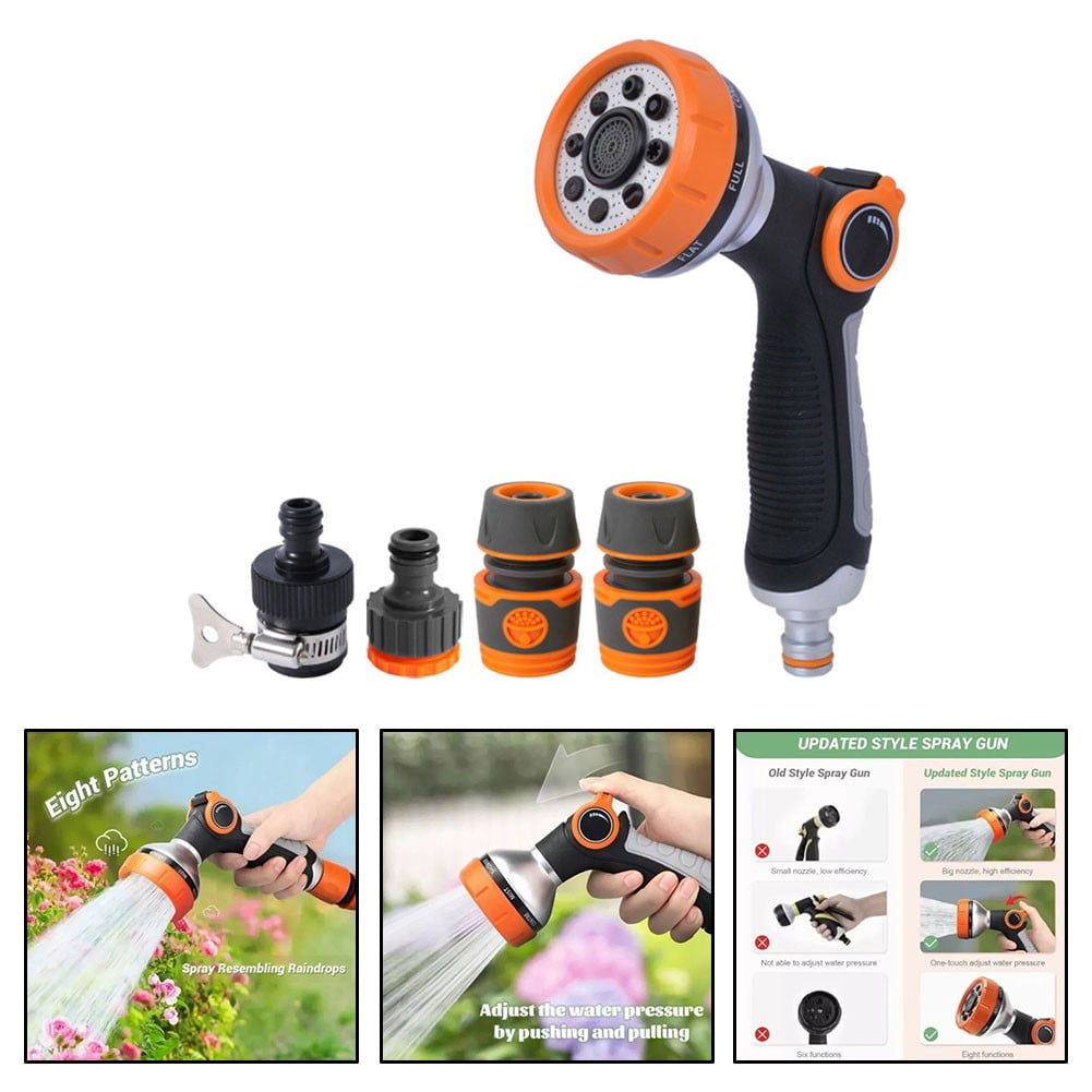 Hose Pipe Spray Spear Set Hosepipe Nozzle Spear With Connect Adapters ...