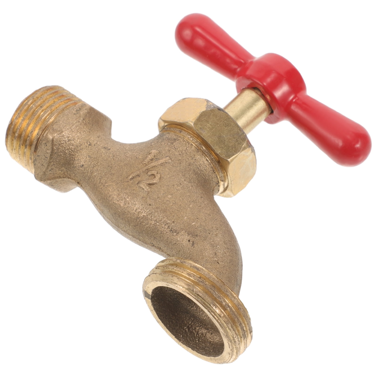 Hose Pipe Water Spigot Faucet Replacement Brass Copper Laundry Outdoor ...