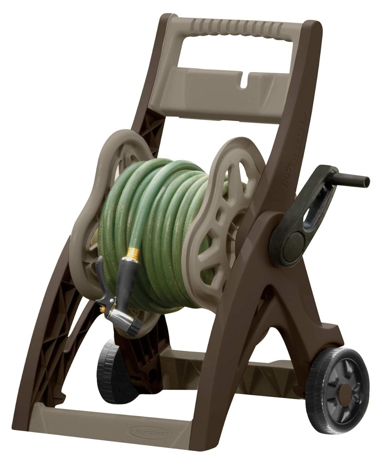 Hose Reel Cart 175ft - Hideaway Garden Hose Storage - 5/8" Hose Reel ...