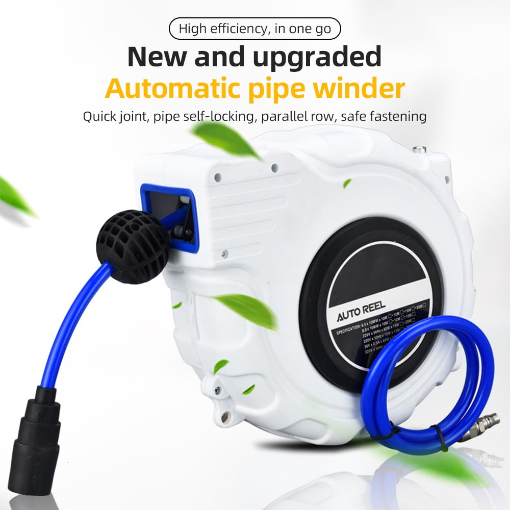 Hose Reel,Mounted Reel With 180 Swivel Rewind Swivel Rewind Reel Wall ...