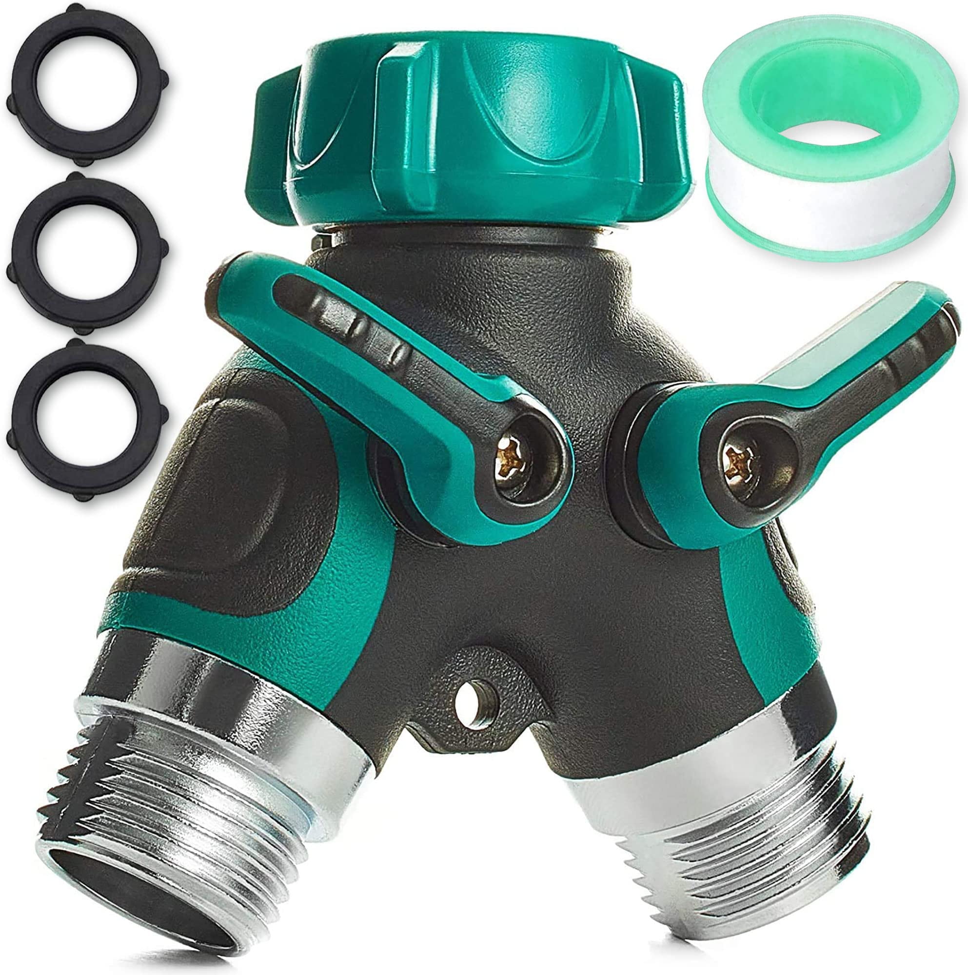 Hose Splitter 2 Way Heavy Duty, Strong & Durable Y Hose Splitter ...