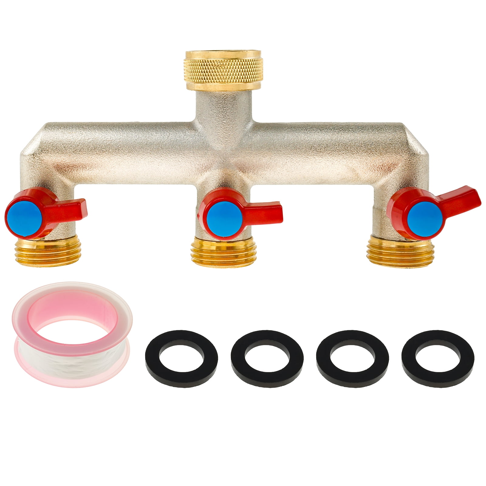 Hose Splitter Brass Garden Water Hose Splitter High Performance Ball ...