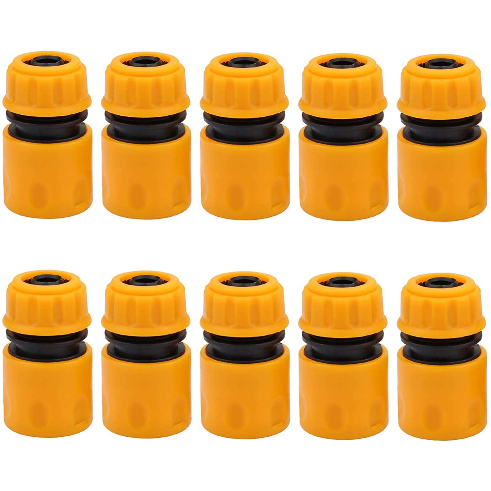 Hose connector 1/2 inch plastic, pack of 10 hose connection tap, garden ...