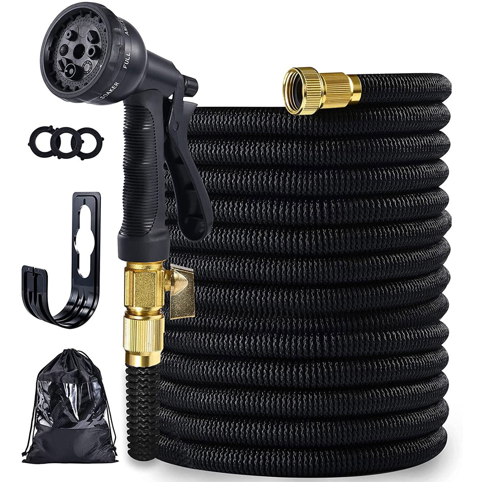 Hose with 8 Function Nozzle, Lightweight Expandable Garden Hose, No ...
