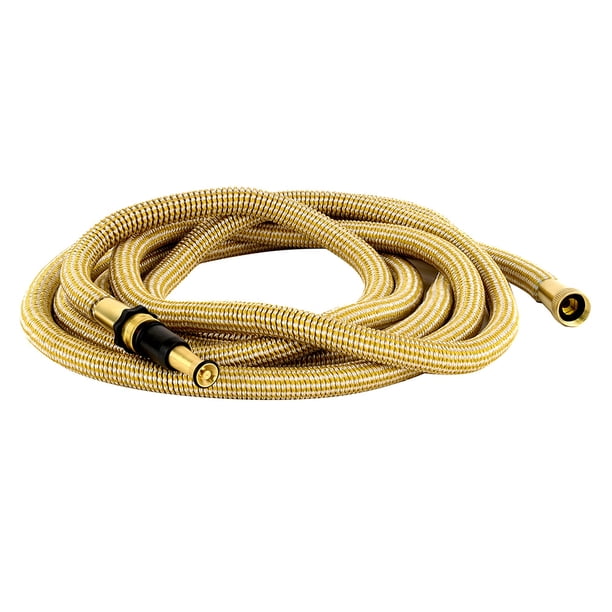 HoseCoil 50 ft. Expandable Pro Hose with Brass Twist Nozzle & Nylon ...