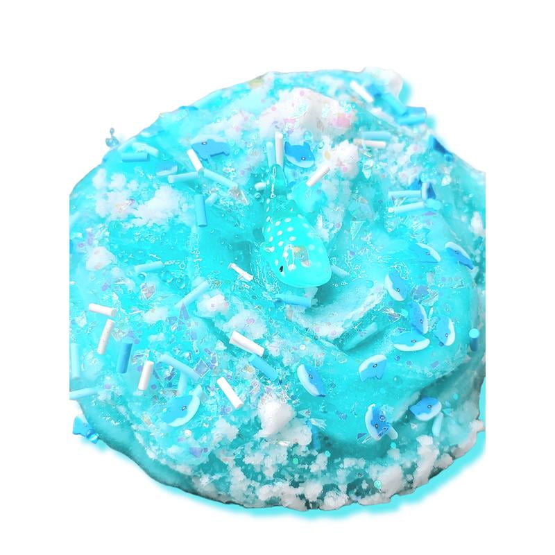 Hoshimi Slimes LLC Gummy Shark Handmade Jelly Cloud Slime - Blue ...