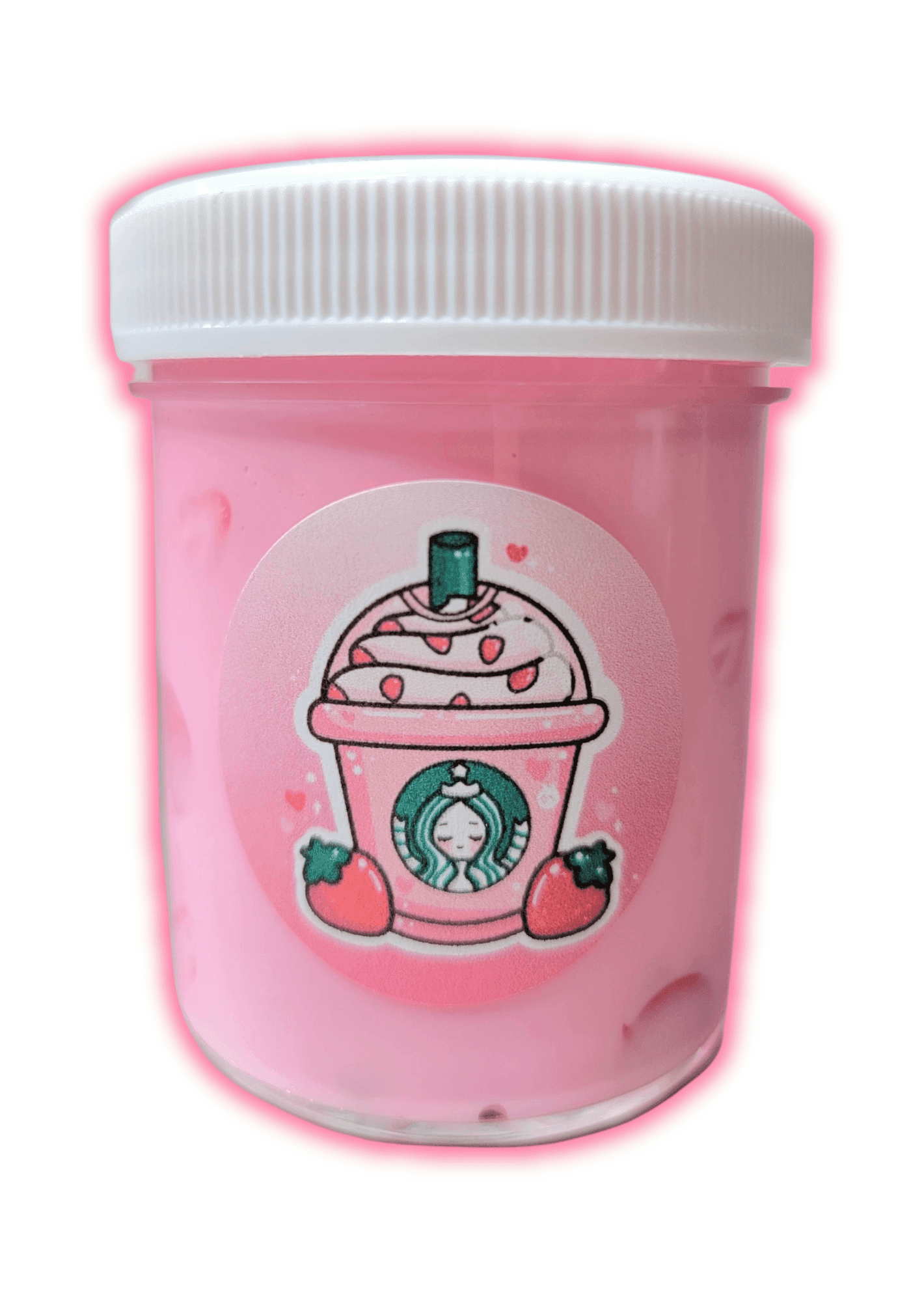 Walmart Pink Drink Handmade Thick & Glossy Slime with Strawberry ...