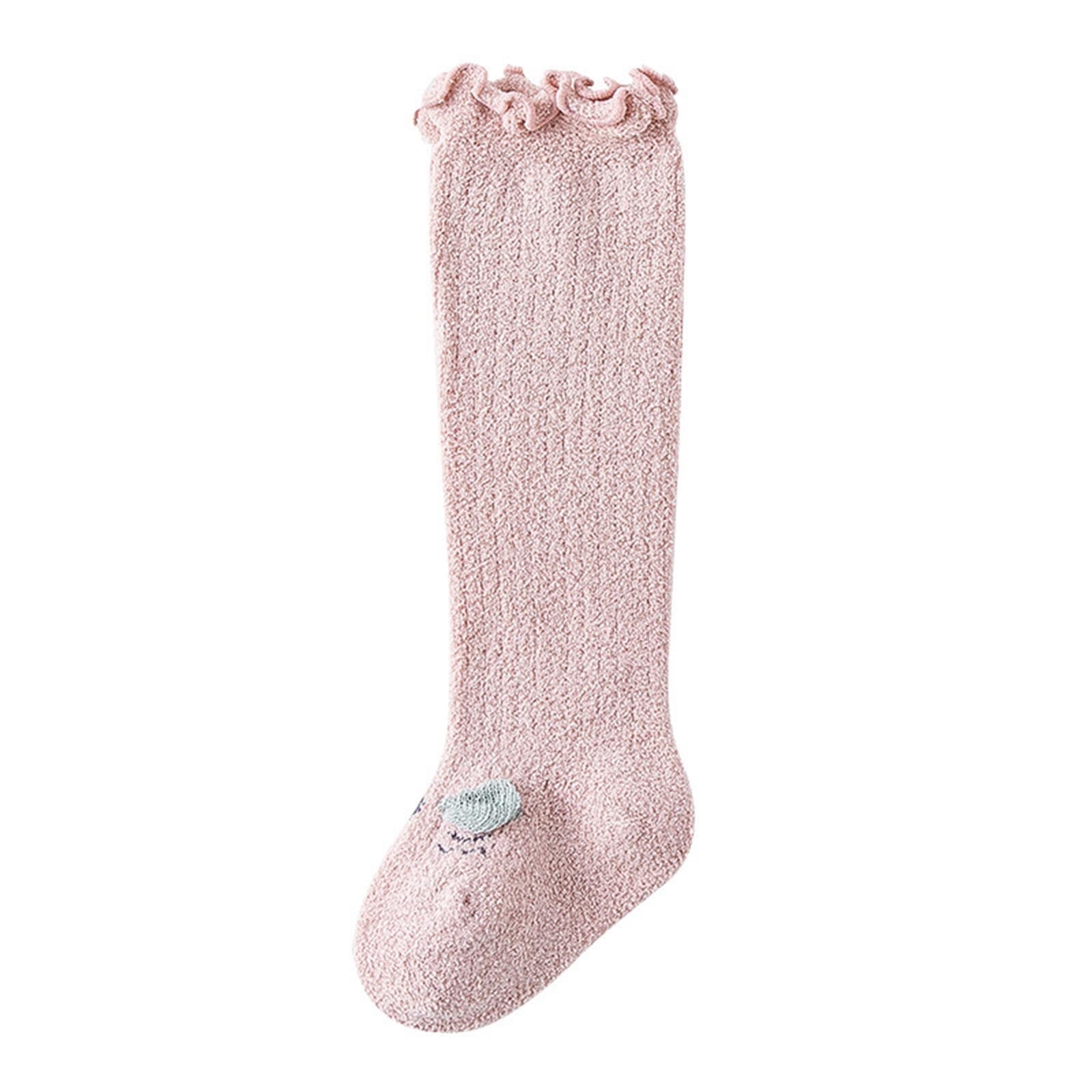 Hoshose Dance Socks Kids Youth Girls Socks 6-8 Years Old Knee High ...
