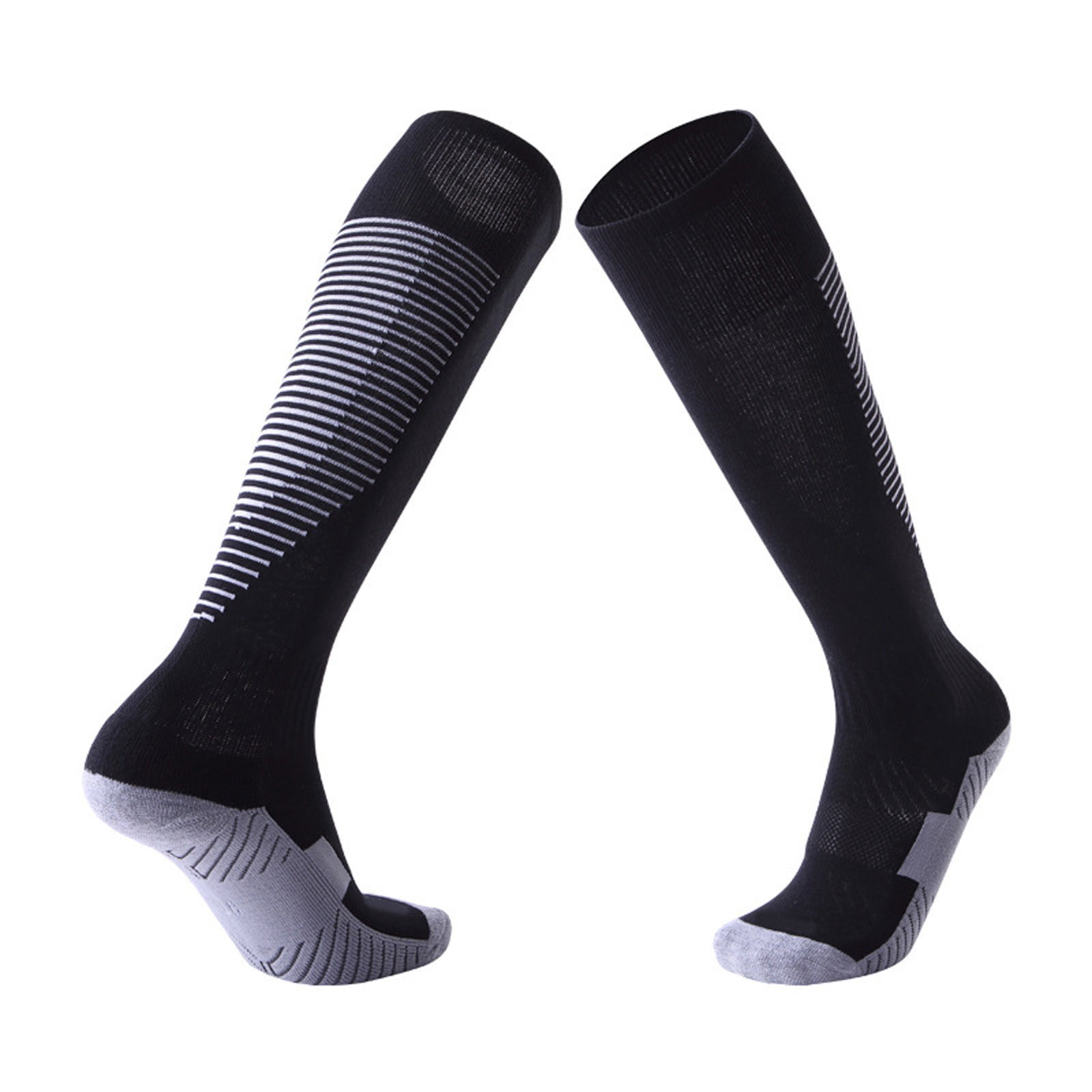 Hoshose Men Cushion Crew Socks Athletic Running Long Socks Men Cotton ...