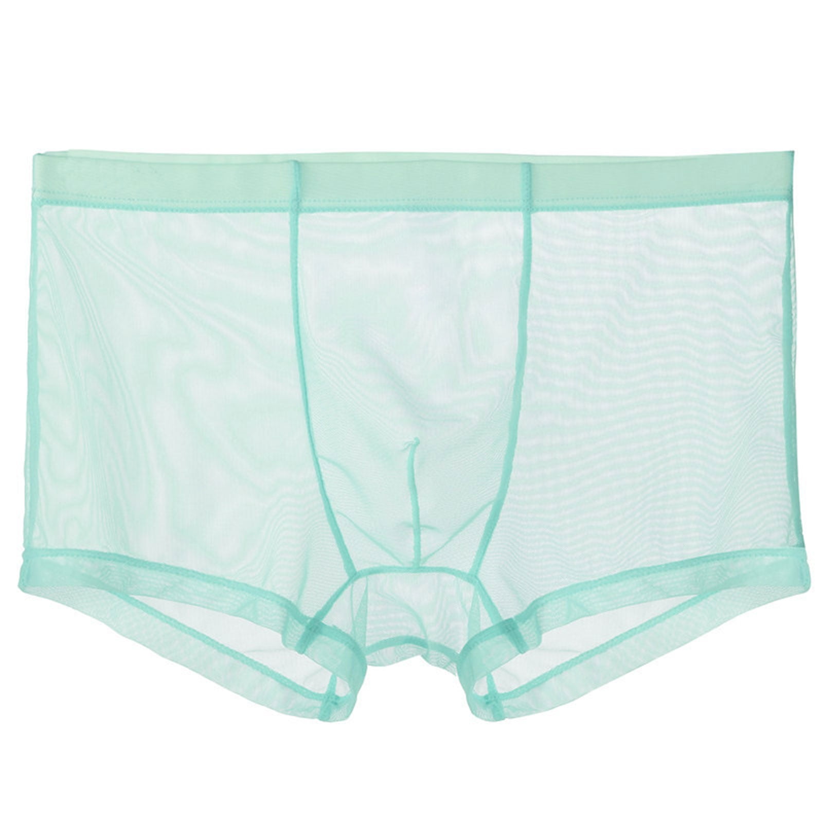 Hoshose Summer Mens Boxer Briefs See Through Underwear Ultra Thin Sheer ...