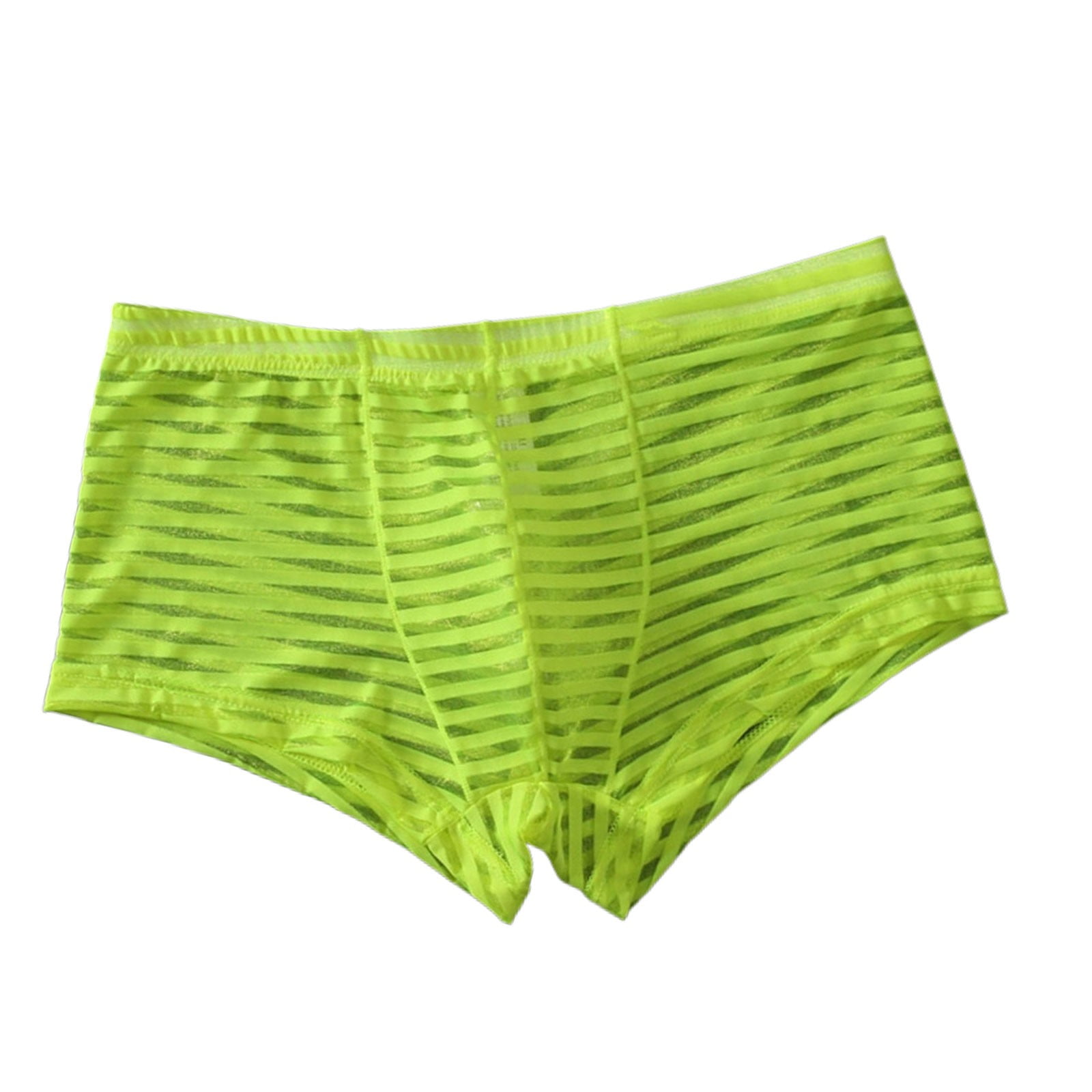 Hoshose Summer Mens Sexy Boxer Briefs See Through Underwear Ultra Thin ...