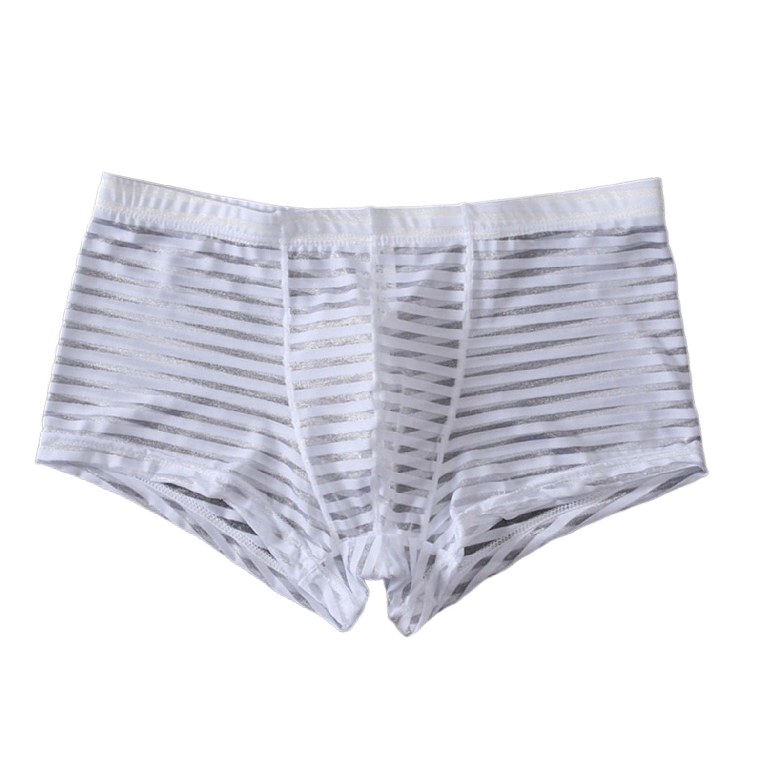 Hoshose Summer Mens Boxer Briefs See Through Underwear Ultra Thin Sheer ...
