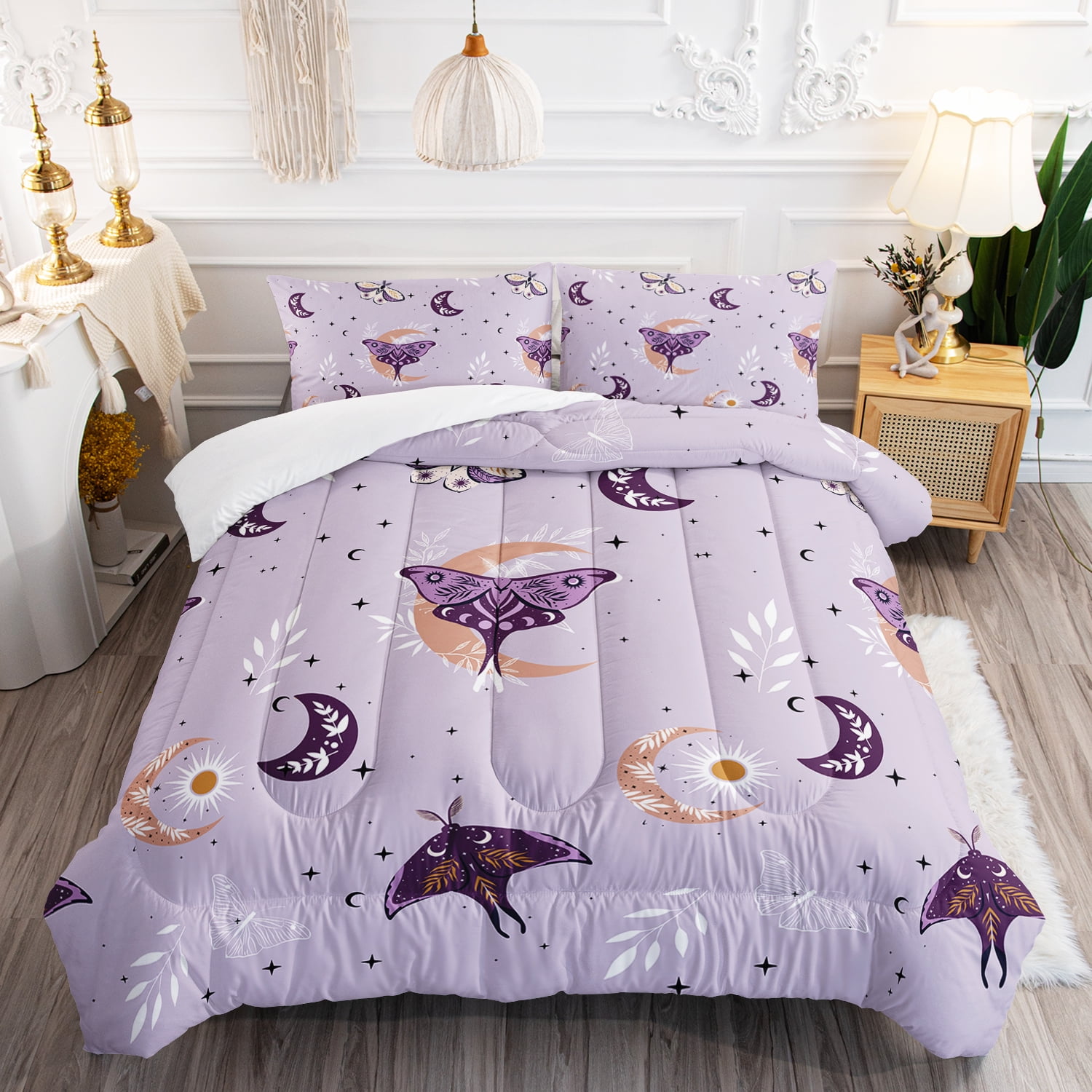 Hosima 3-Piece 3D Digital Comforter With Pattern Composed Of Multiple ...