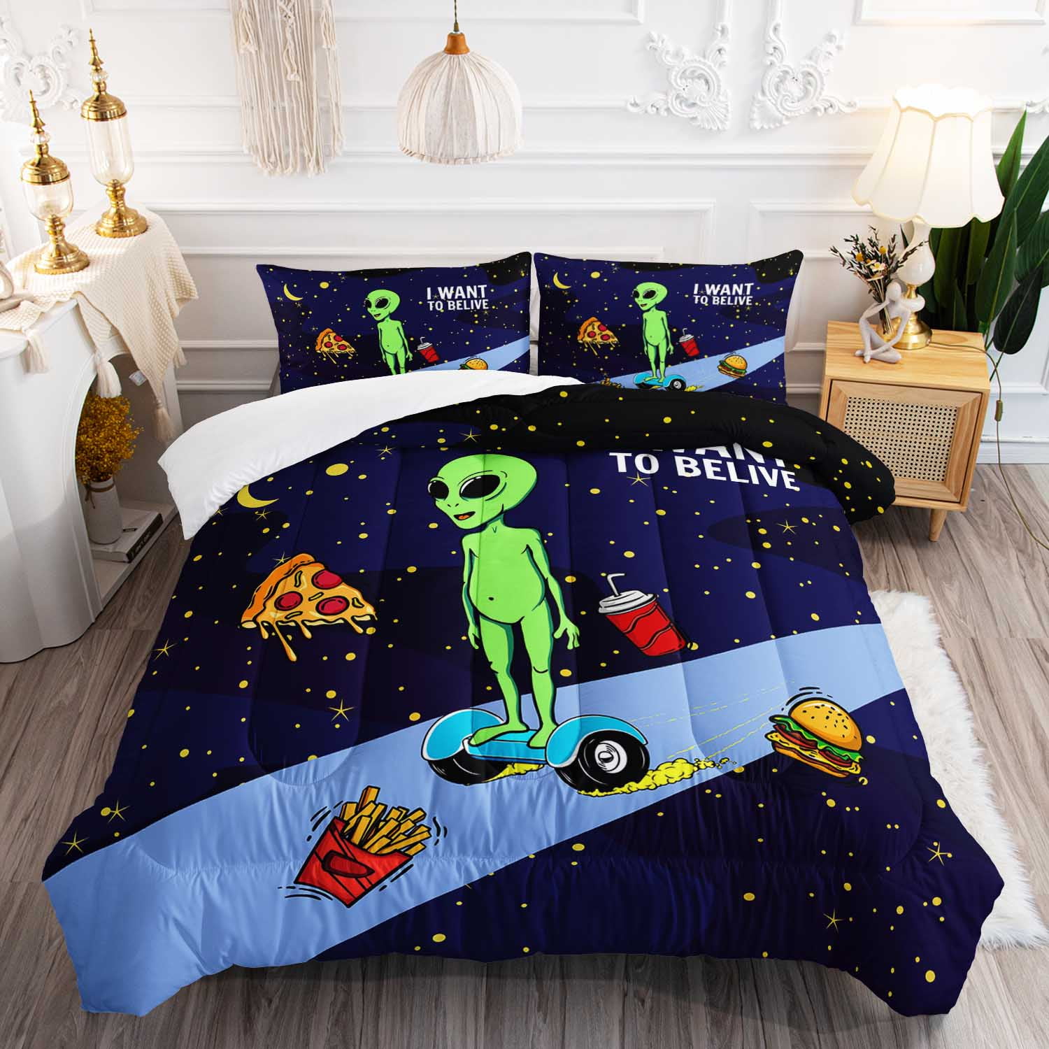Hosima 3-Piece 3D Digital Printed Comforter Series of Children's and ...