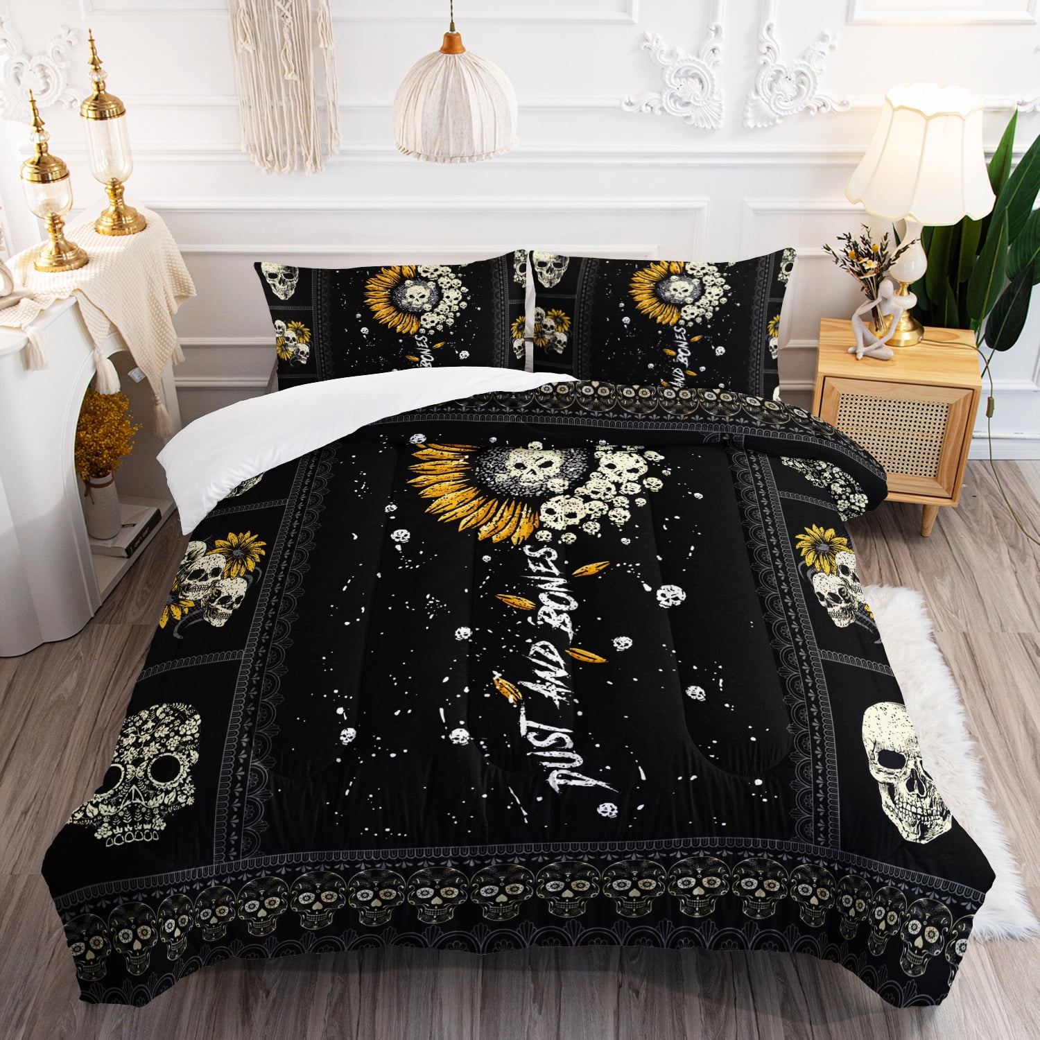 Hosima 3 Piece Multiple Patterns Fitted Sheet 3D Digital Printing ...