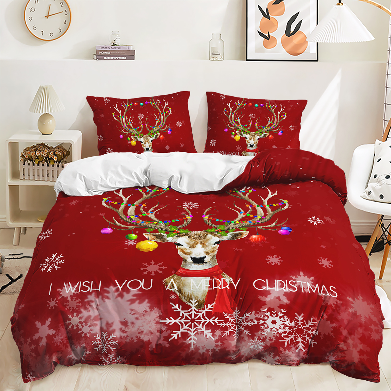 Hosima 3-piece 3D Digital Printed Duvet Cover Full Size Children's And ...