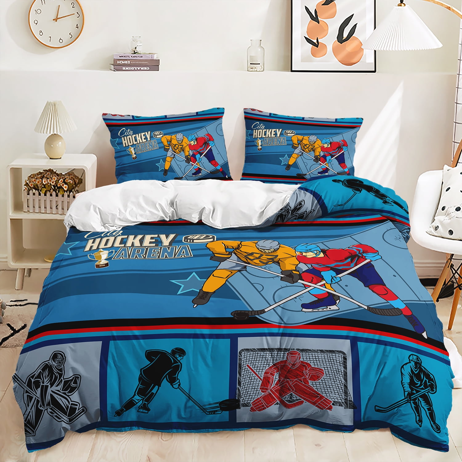 Hosima 3-piece 3D Digital Printed Duvet Cover Full Size Children's And ...