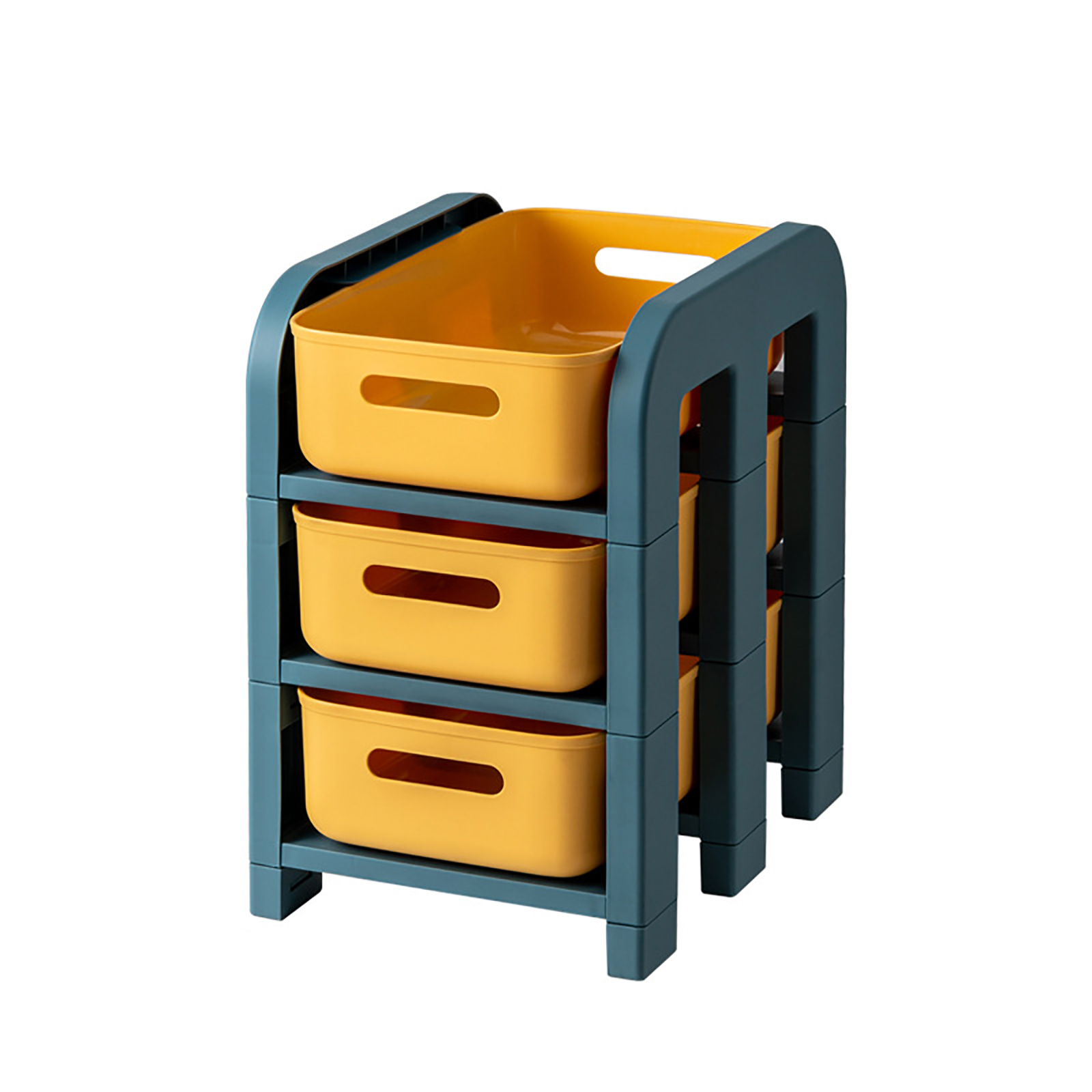 Hosima Multi Layer Trolley Storage Rack Can Be Folded and Moved, Family ...