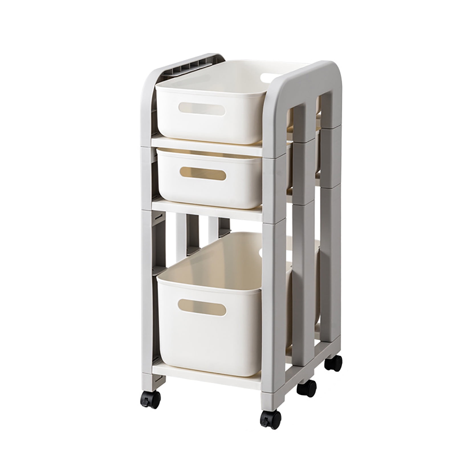 Hosima Multi Layer Trolley Storage Rack Can Be Folded and Moved, Family ...
