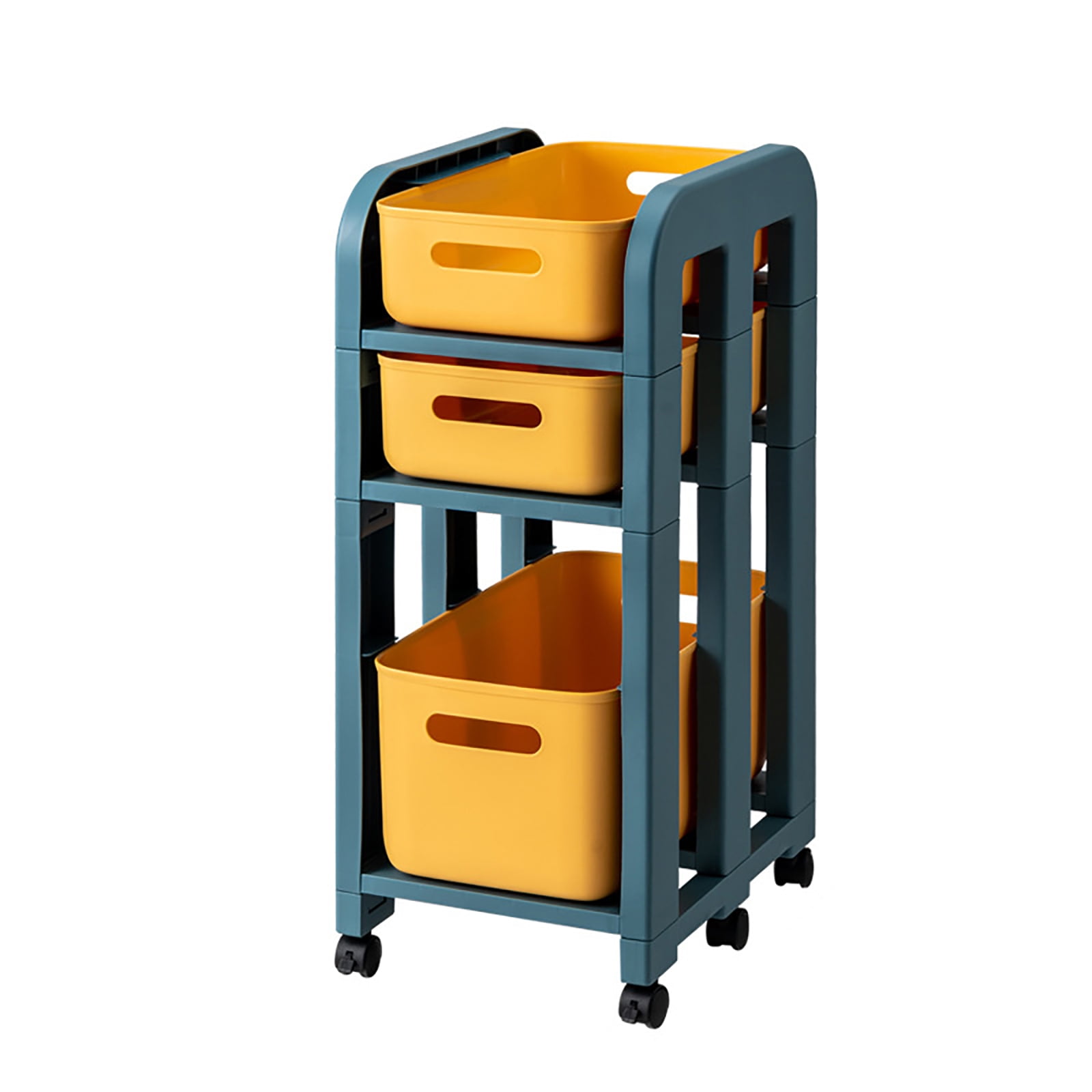 Hosima Multi Layer Trolley Storage Rack Can Be Folded and Moved, Family ...