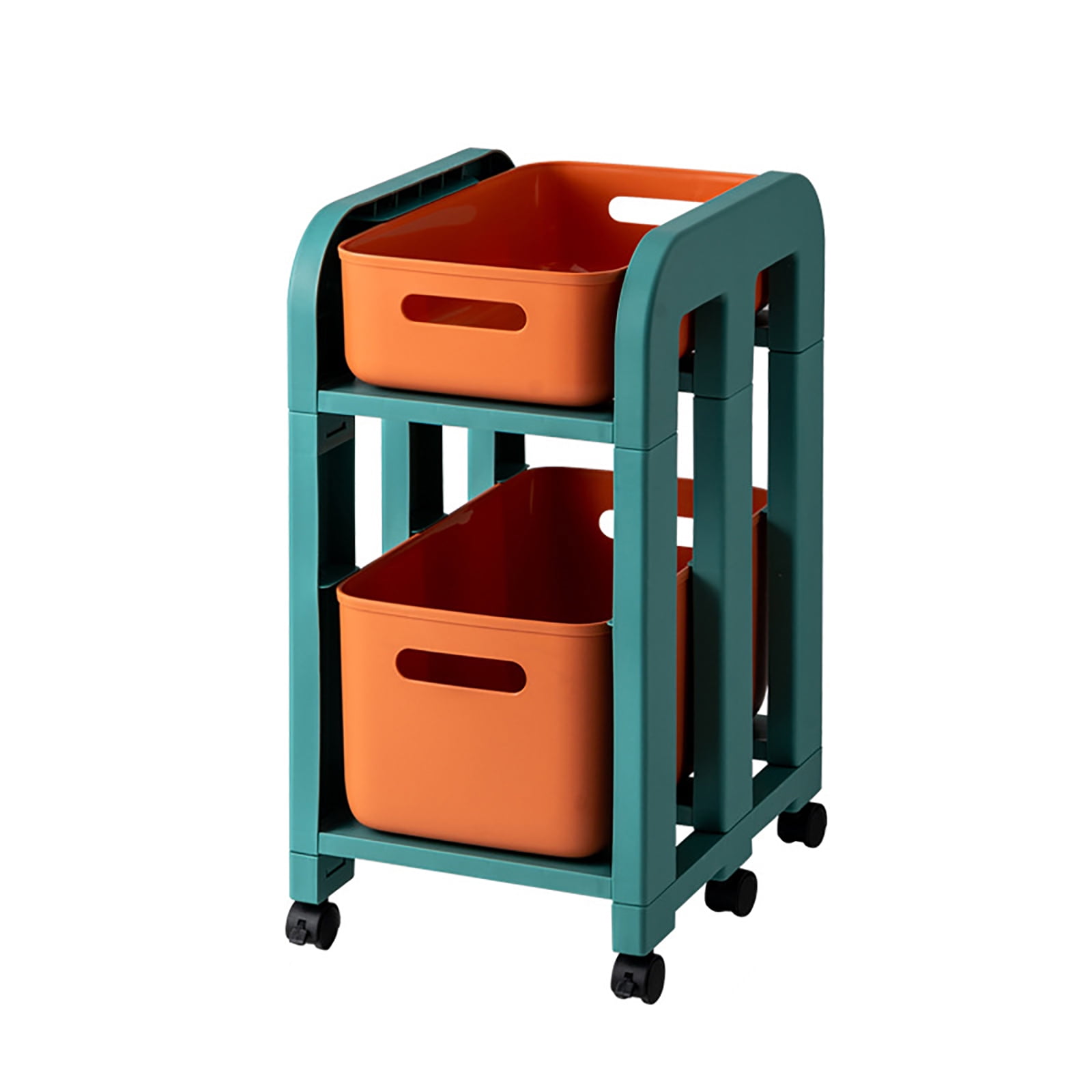 Hosima Multi Layer Trolley Storage Rack Can Be Folded and Moved, Family ...