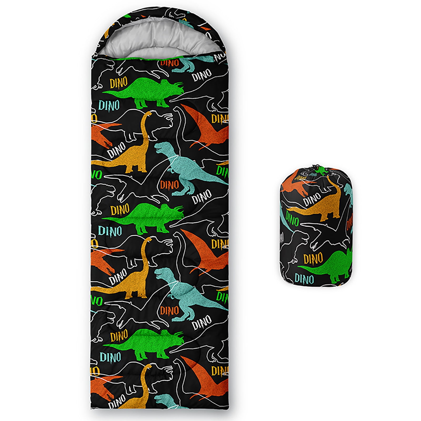 Hosima camping sleeping bag,Dinosaur cartoon pattern sleeping bag ...