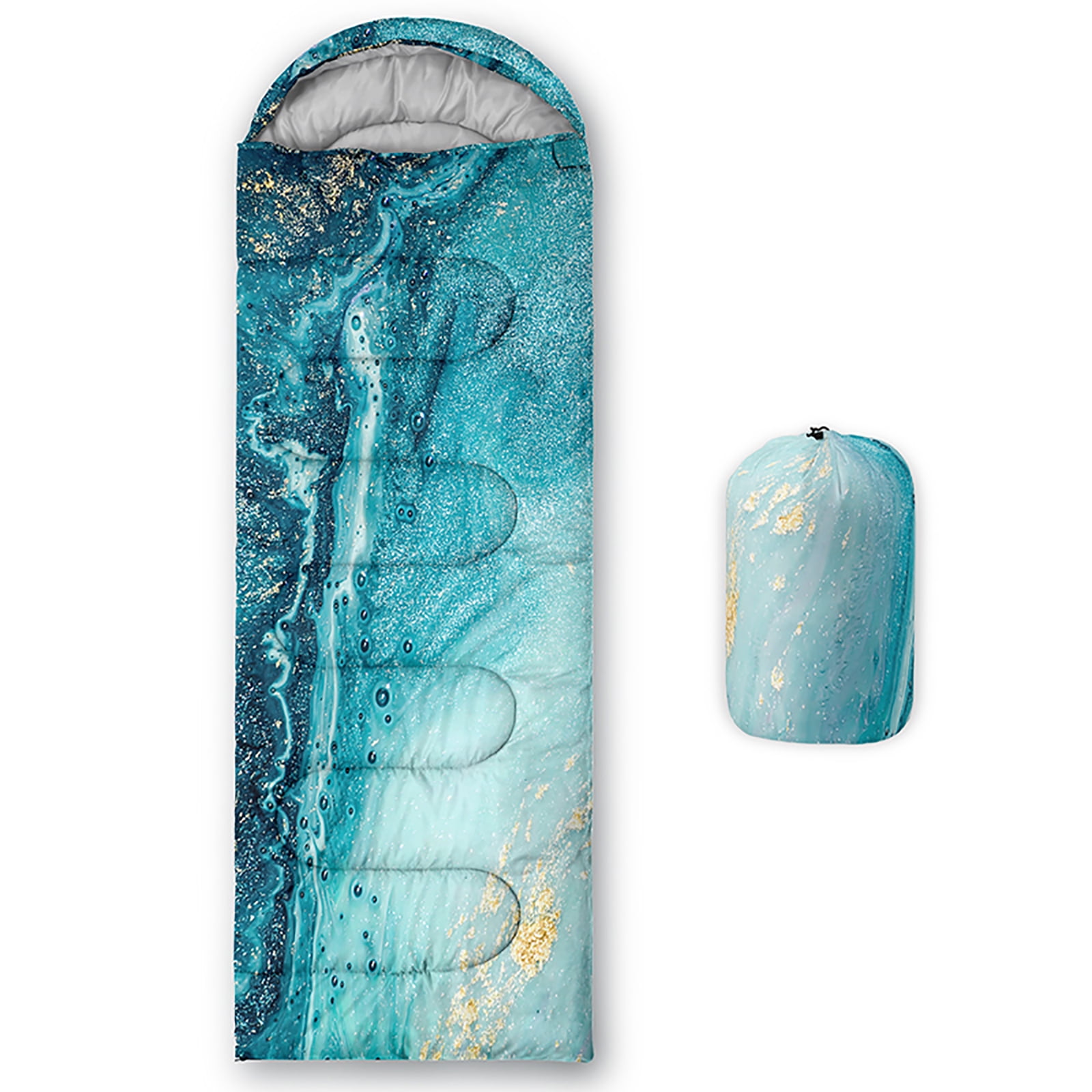 Hosima camping sleeping bag,Summer beach series pattern sleeping bag ...